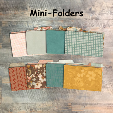 Mini Folders - 8 Mini Folders to Coordinate with the "Fit for the ...
