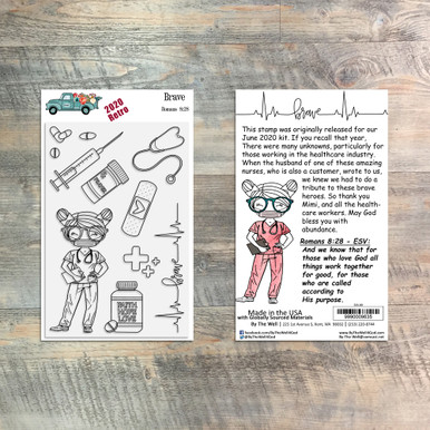 2020 Retro Stamp from Pointing to Jesus - Brave Stamp Set - 11 Piece ...