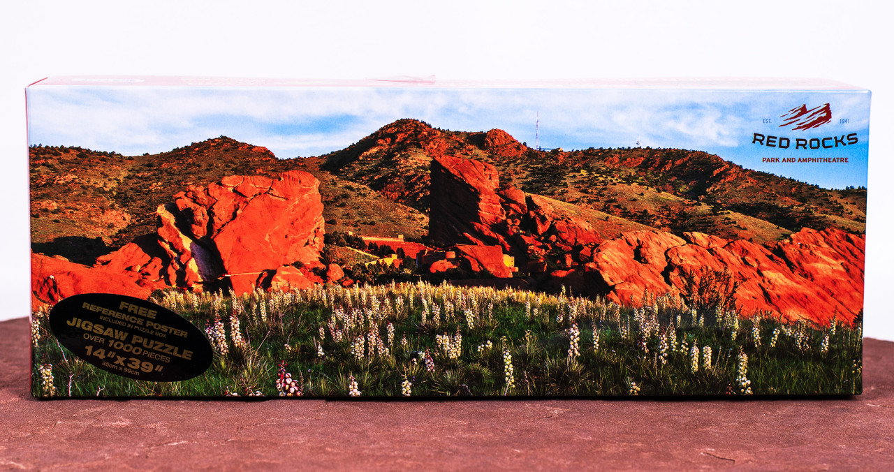 Red Rocks Panoramic Jigsaw Puzzle - Red Rocks Gift Shop