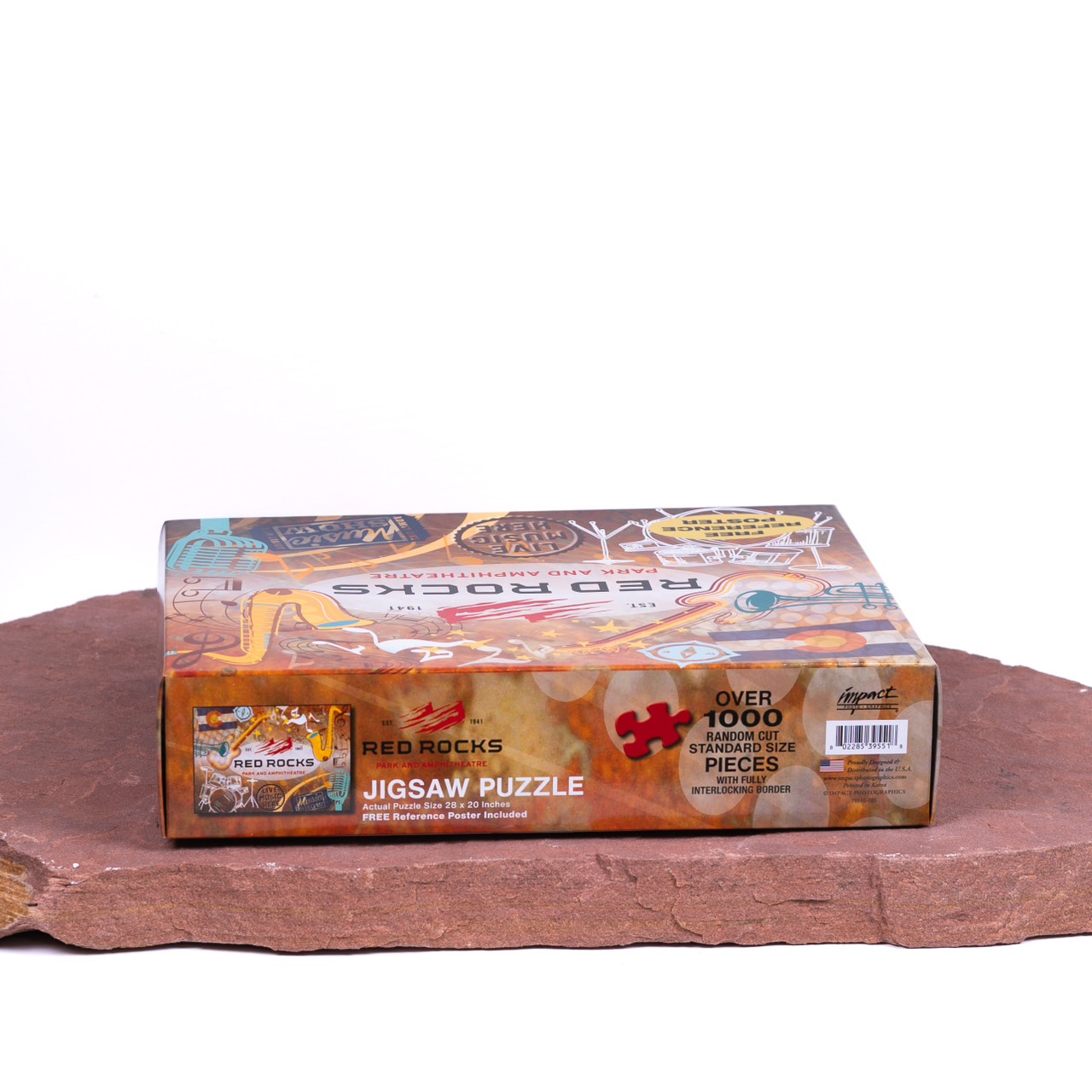 Red Rocks Pop Art Jigsaw Puzzle