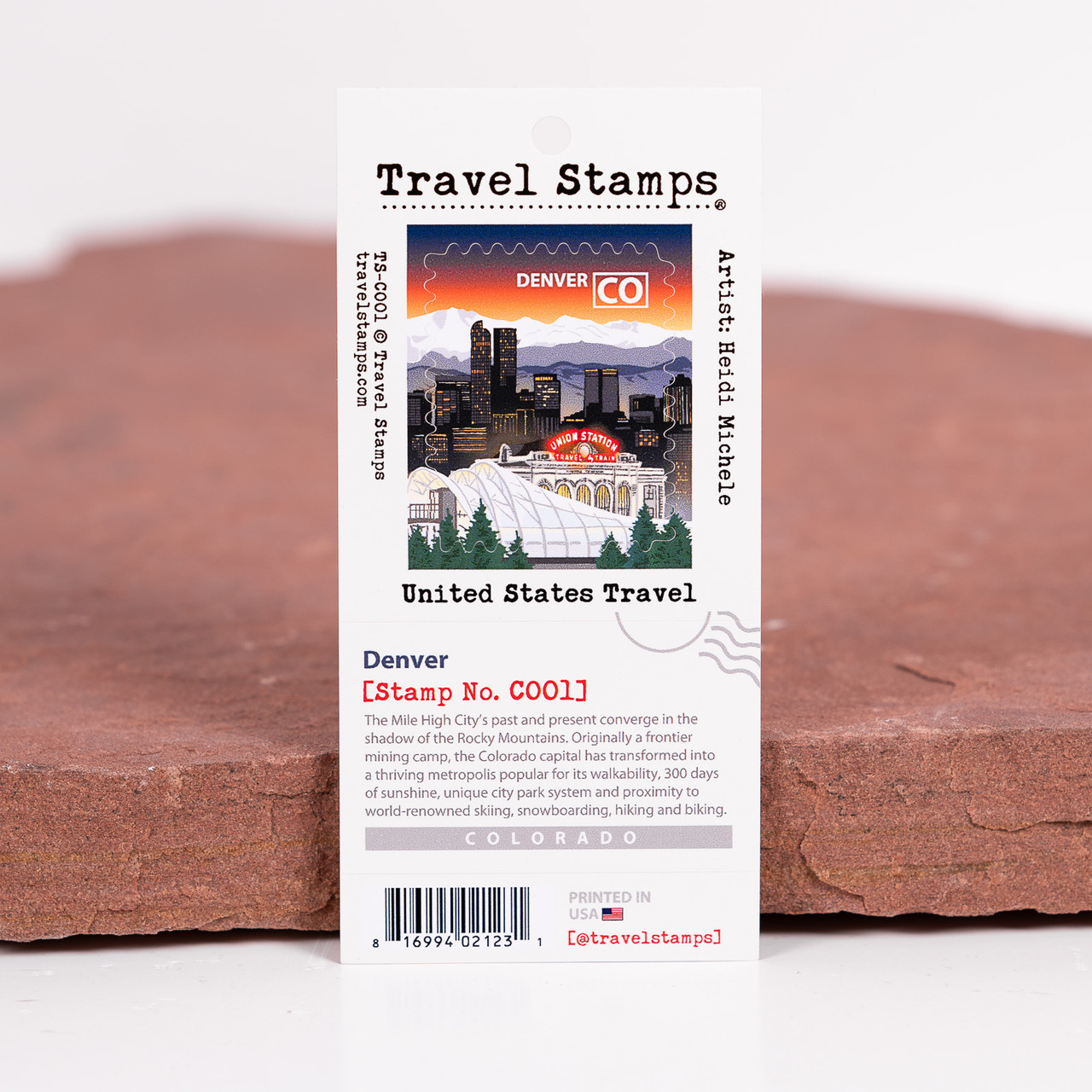 Colorado Travel Stamps Sticker