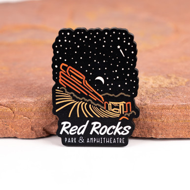 Red Rocks Night Sky Magnet