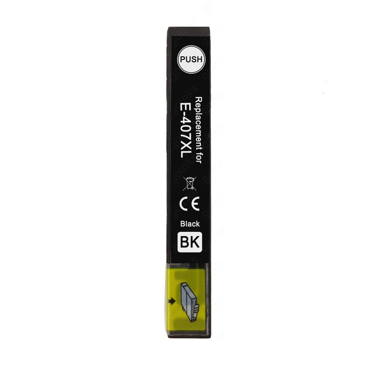 Compatible Epson 407XL Black Ink Cartridge from Go Inks (1 Ink)