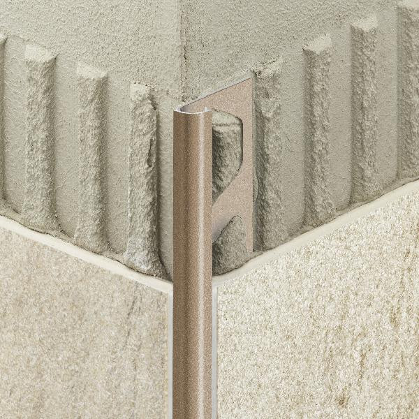 Schluter RONDEC TRENDLINE-TSBG Round Edge Textured Natural Beige Grey 2 ...
