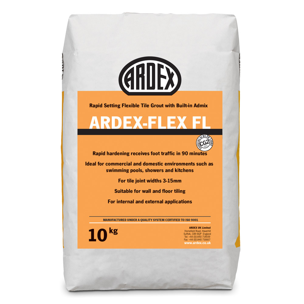 ARDEX-FLEX FL Flexible Rapid Set Tile Grout for Wide Joints 10kg - Apex ...