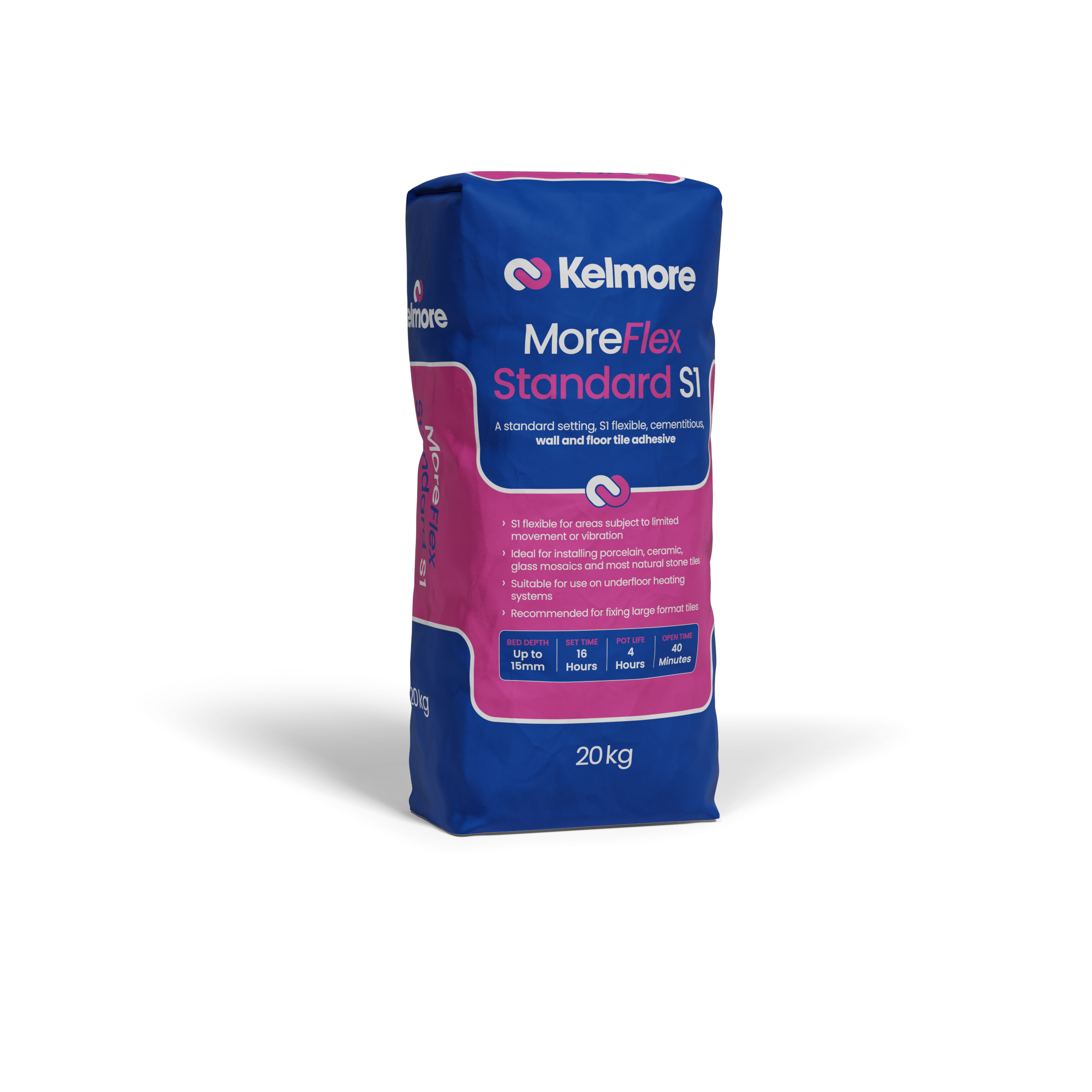 KELMORE MOREFLEX STANDARD S1 GREY 20KG - Apex Grange Direct