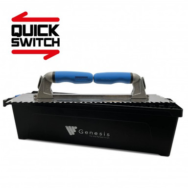 GENESIS - QUICKSWITCH XL CERAMIC TROWEL SET WITH 6 XL BLADES - Apex Grange Direct