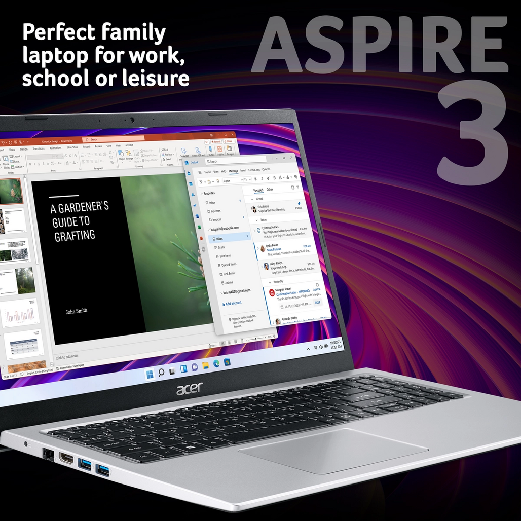 NX-A6LEK-00P Acer - Aspire 3 - 15.6" - N4500 - 4GB - 128GB Laptop ...