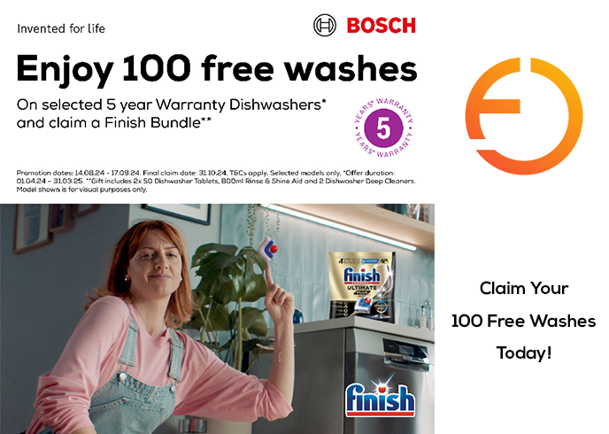 Bosch 100 Free Washes Promotion 2024 - Fortuna Jersey