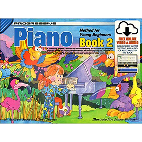 Progressive Piano Method for Young Beginners Book 2 - Ping Music Shop