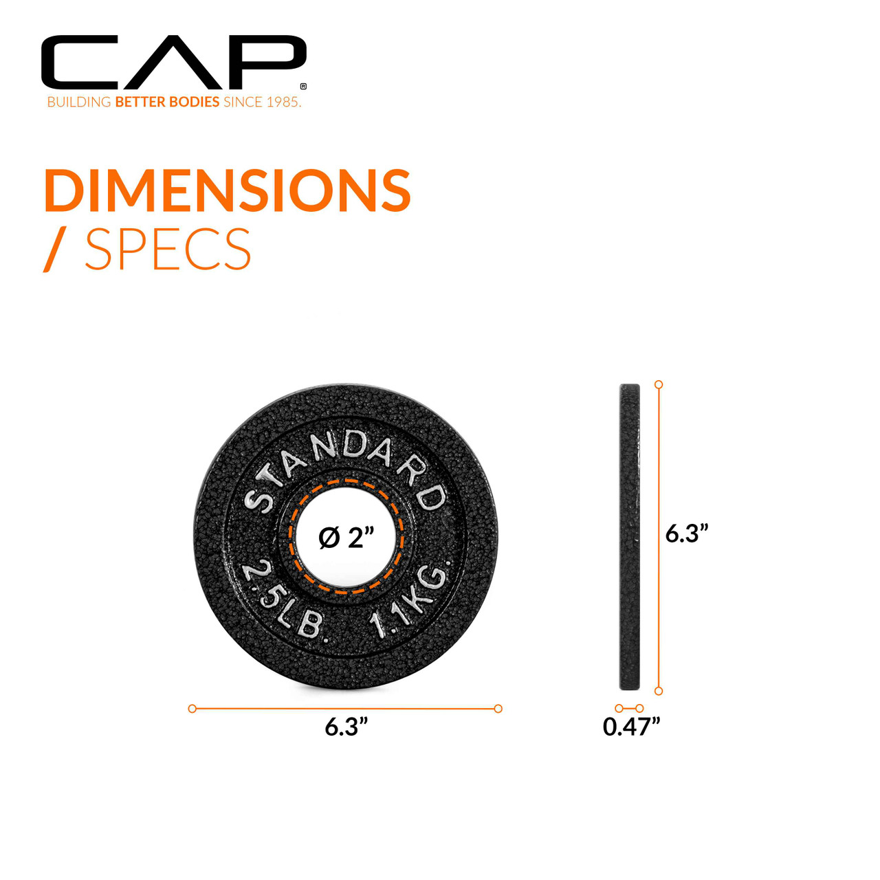 2-Inch Olympic Weight Plates, Multiple Options