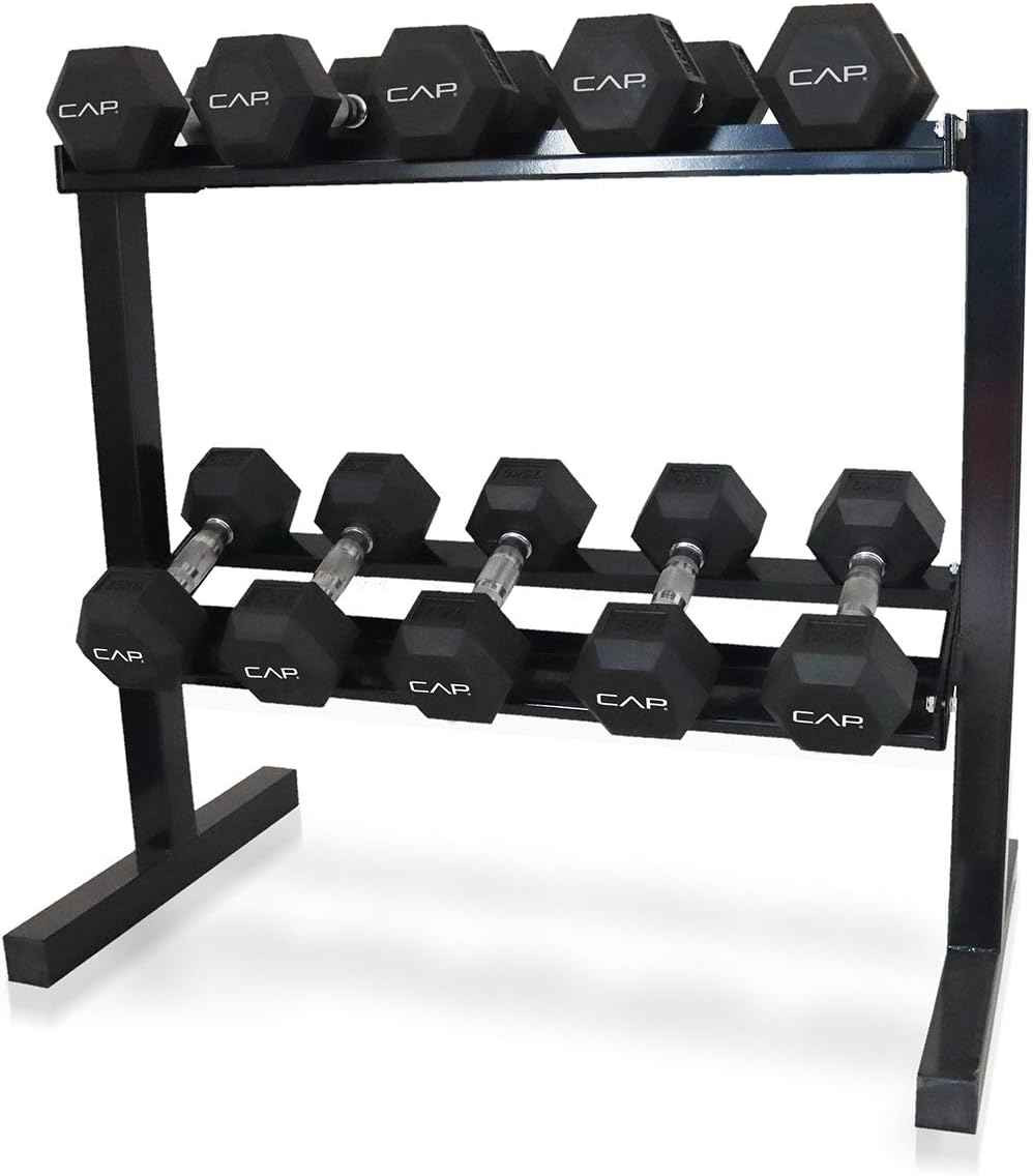 CAP Barbell 30 Inch 2 Tier Dumbbell Rack