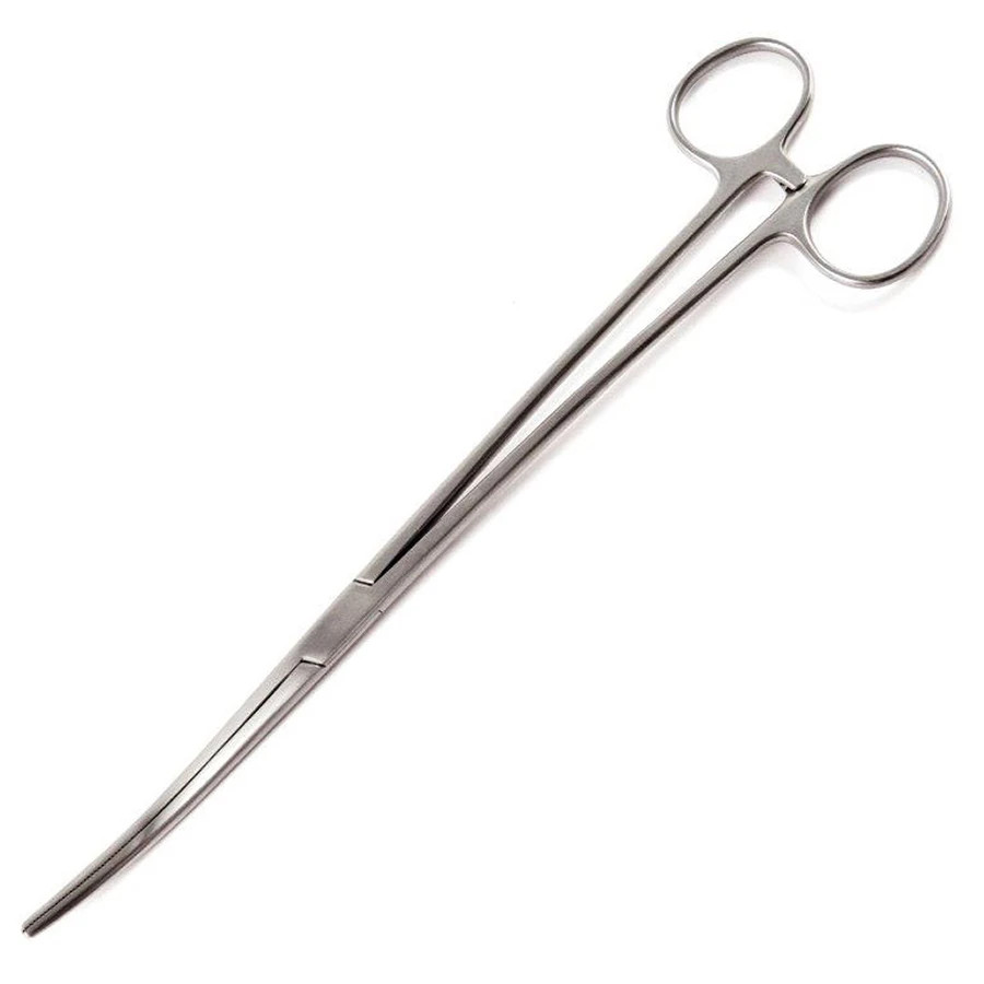 Merit Bozeman Uterine Dressing Forceps – 10¼" S-Curved, Reusable ...