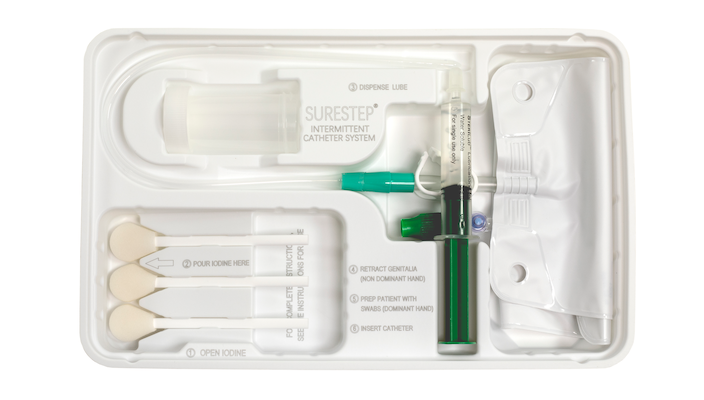 BD Surestep Intermittent Catheter Tray – Closed System, 6Fr–16Fr, All ...