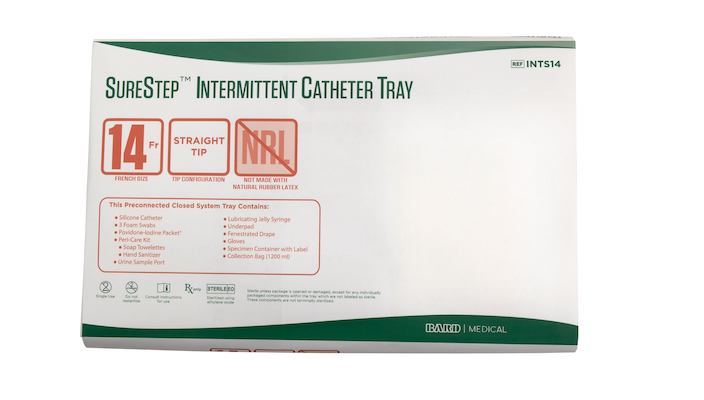 BD Surestep Intermittent Catheter Tray – Closed System, 6Fr–16Fr, All ...