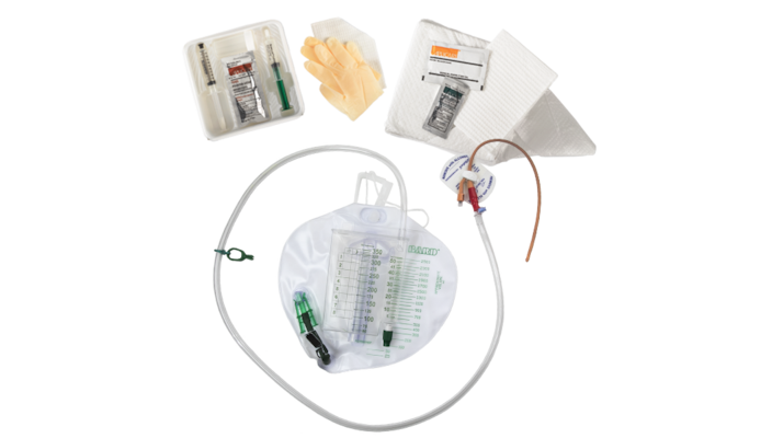 BD Foley Advance Tray with Lubri‑Sil Catheter, Anti‑Reflux Bag ...
