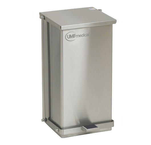 Stainless Steel Waste Receptacle – 3 Sizes, Flame-Retardant, OSHA Safe ...