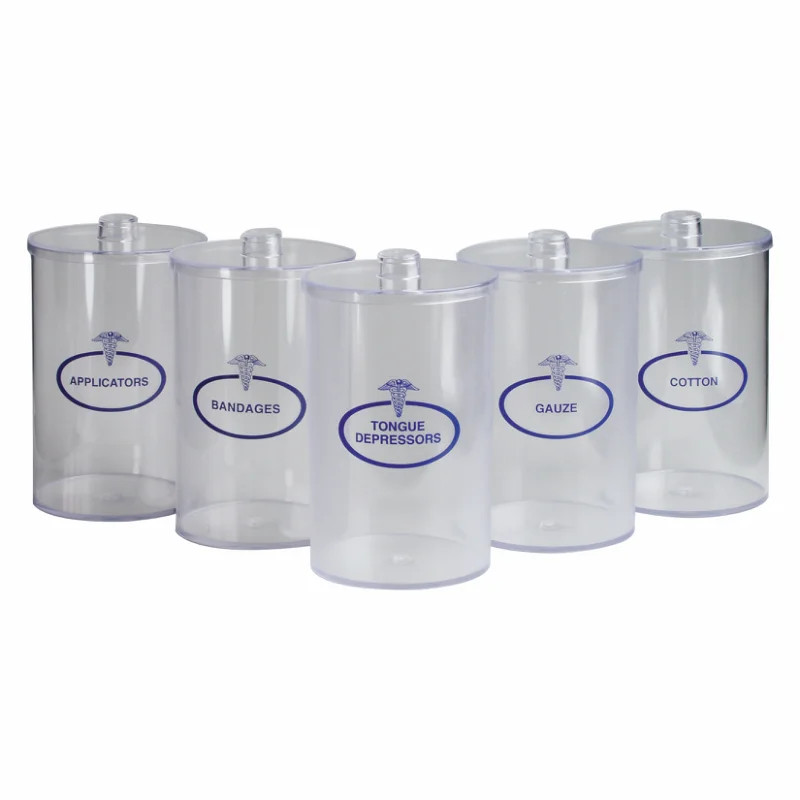 Dukal Plastic Sundry Jars Clear – Shatter-Resistant, Durable, Easy ...