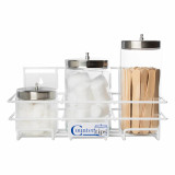 Dukal CounterTips 3 Sundry Jar Rack – PE Coated Iron, 3 Jar | MedicalEx