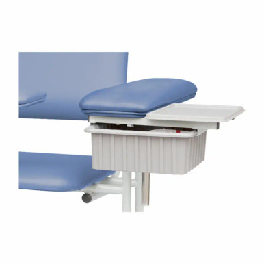 Dukal Blood Draw Chair Tray & Drawer – Easy-Mount Storage Add-On ...