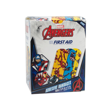Dukal Avengers Stat Strip Bandages – Easy-Open, Sterile, Pediatric ...