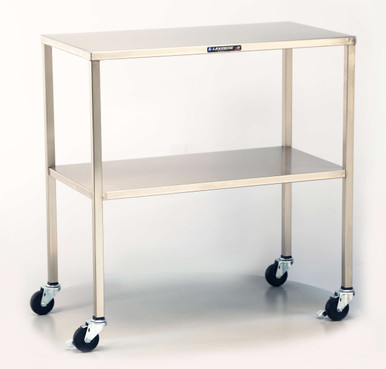 Lakeside Instrument Table with Shelf – Stainless Steel | MedicalEx