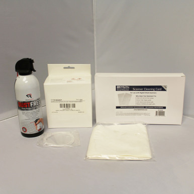 Digital Check, Cleaning Kit, Includes: 80 Image Cleaning Pads, 1 Can ...