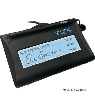 Topaz, SignatureGem LCD 1x5 (T-L(BK)462 Model Series), Signature Pad ...