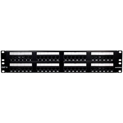 ComCables PP-C6-24P(48P) Cat6 Performance Patch Panel