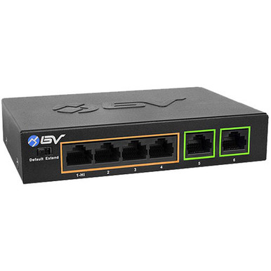 BV-Tech 4 Port PoE+ Switch