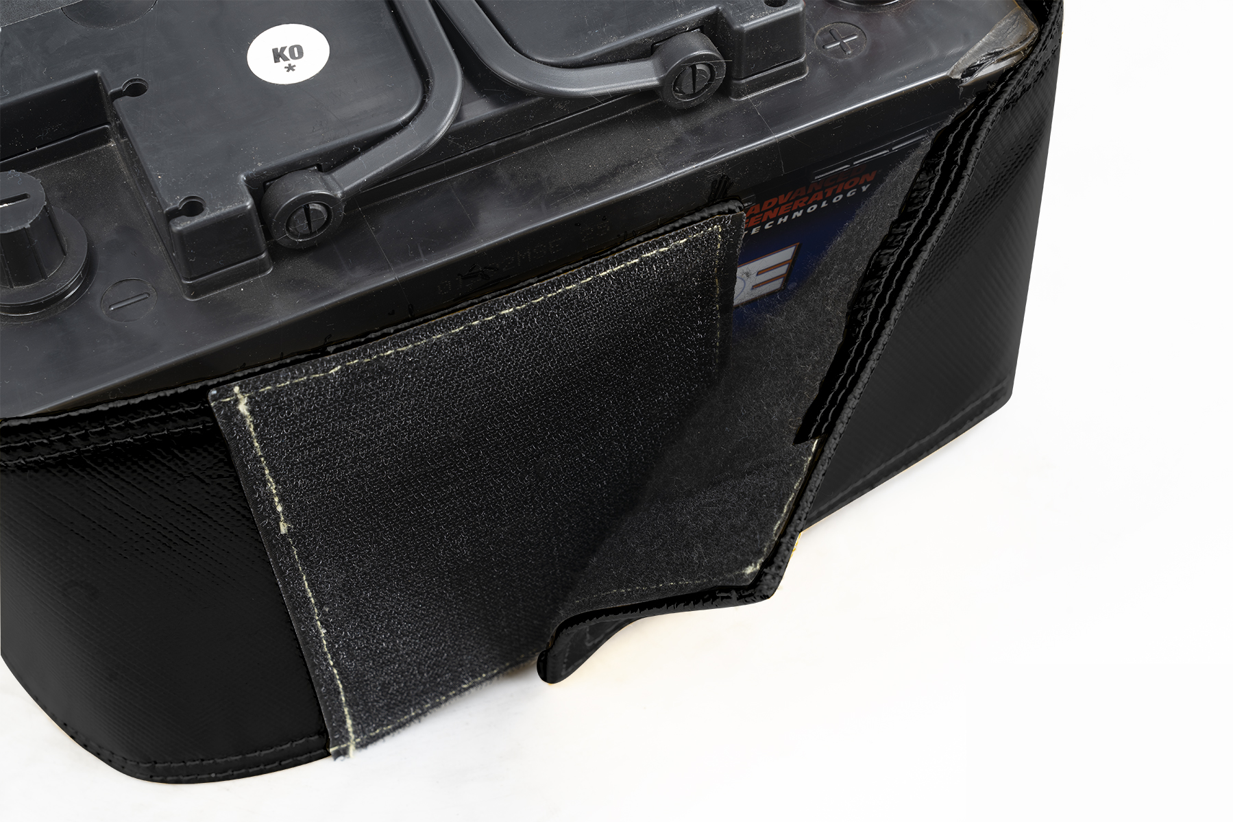 Heat Shield Battery Top Post Black - Merchant Automotive