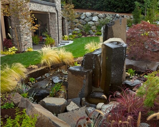 Rock Bubbler Water Feature Low Cost Ways To Beautify Your Landscape