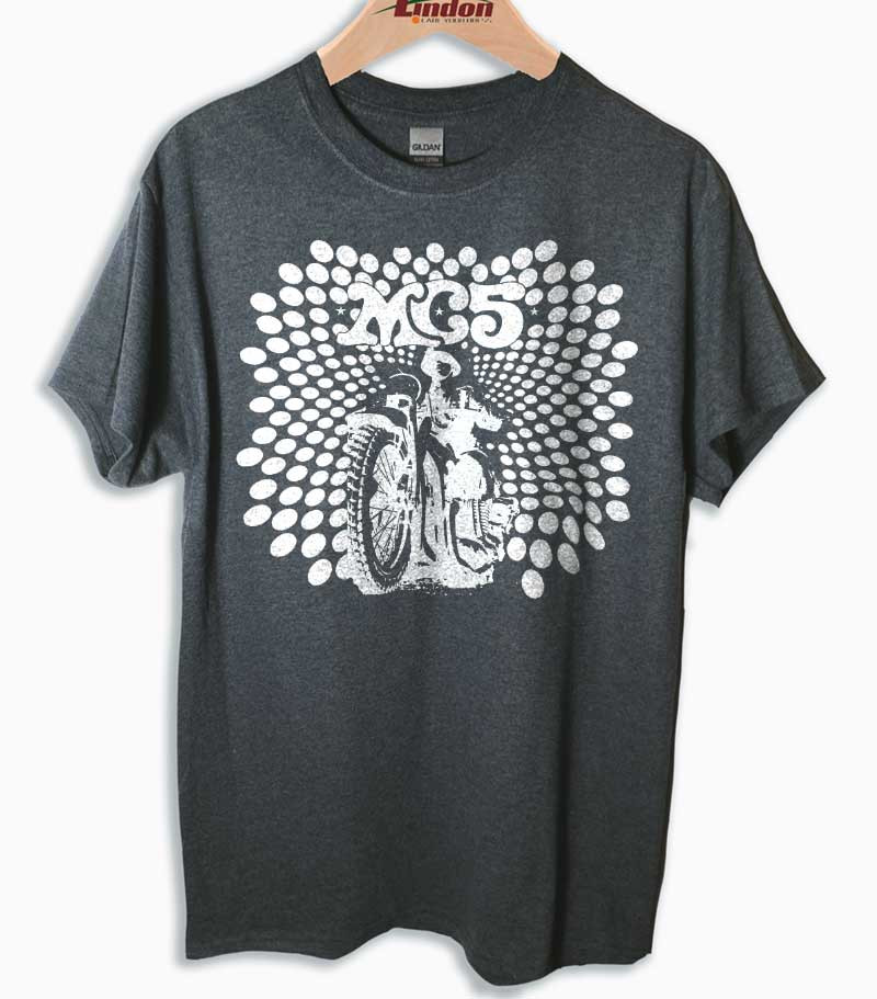 MC5 band t shirt tee Detroit garage rock wayne kramer sonics rendezvous