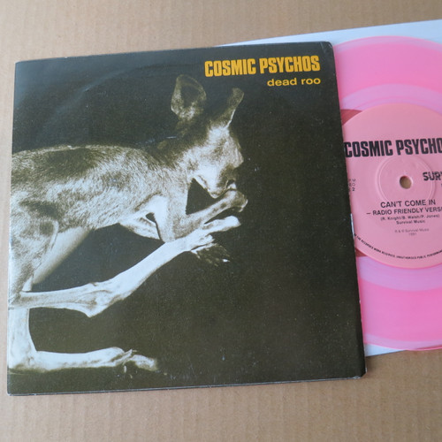 Cosmic Psychos 7", Single Dead Roo audiovile t shirt