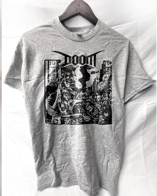 Doom band t shirt uk hardcore crust punk