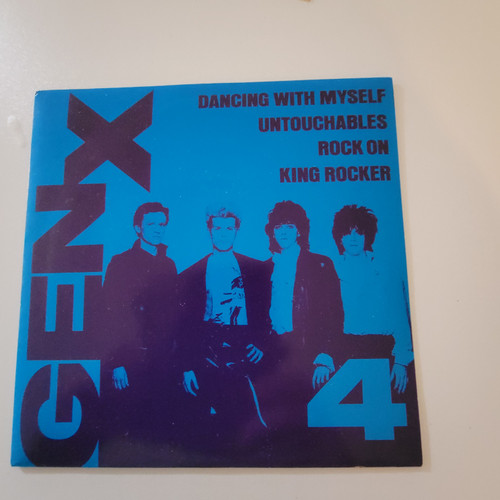 Generation X dancing with myself / king rocker Clear vinyl 1981