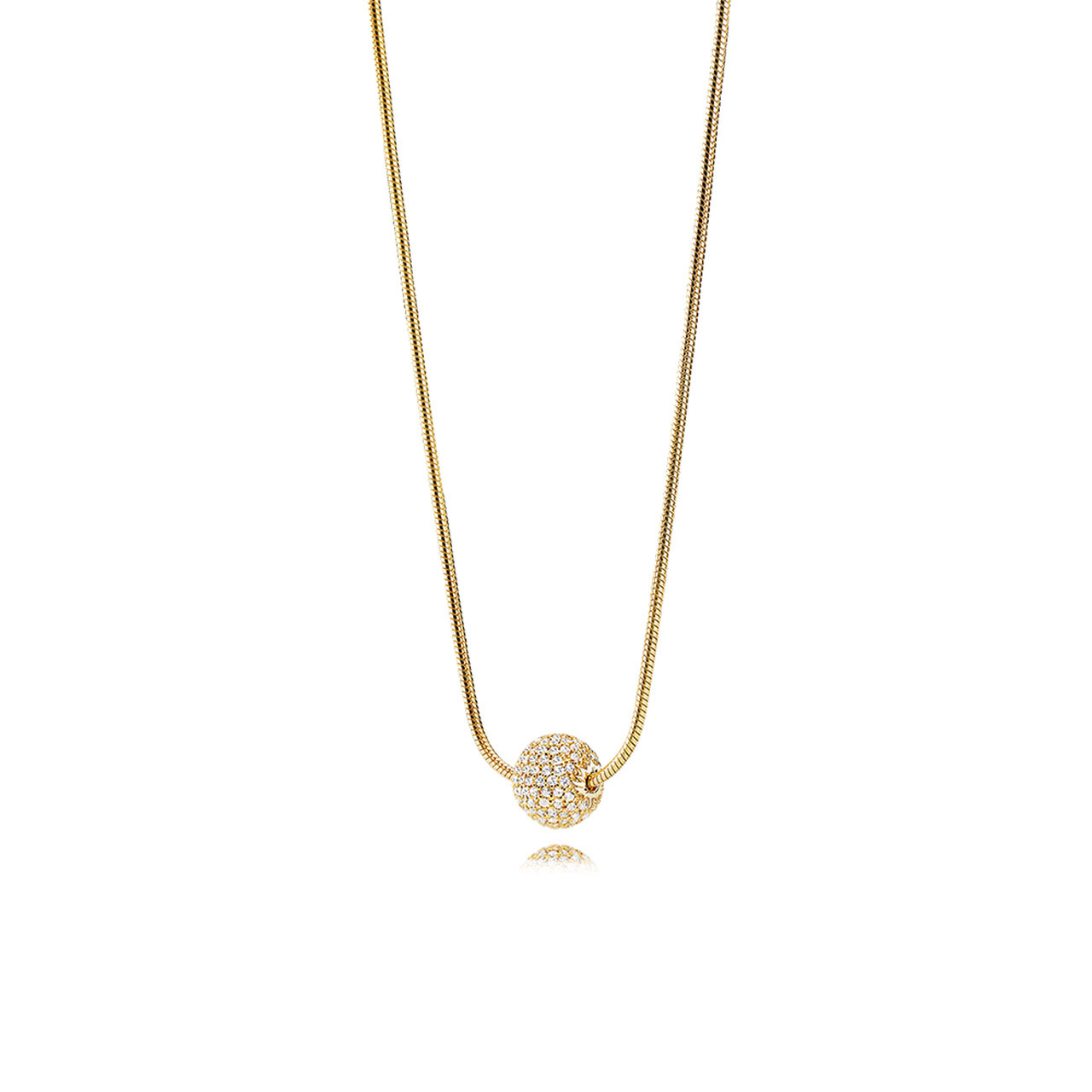 Utzon Jewellery Copenhagen - Smykker - Sphere halskæde i guld med ...