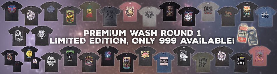 Premium Band T-Shirts | Stone-Washed & Comfort Colors ...