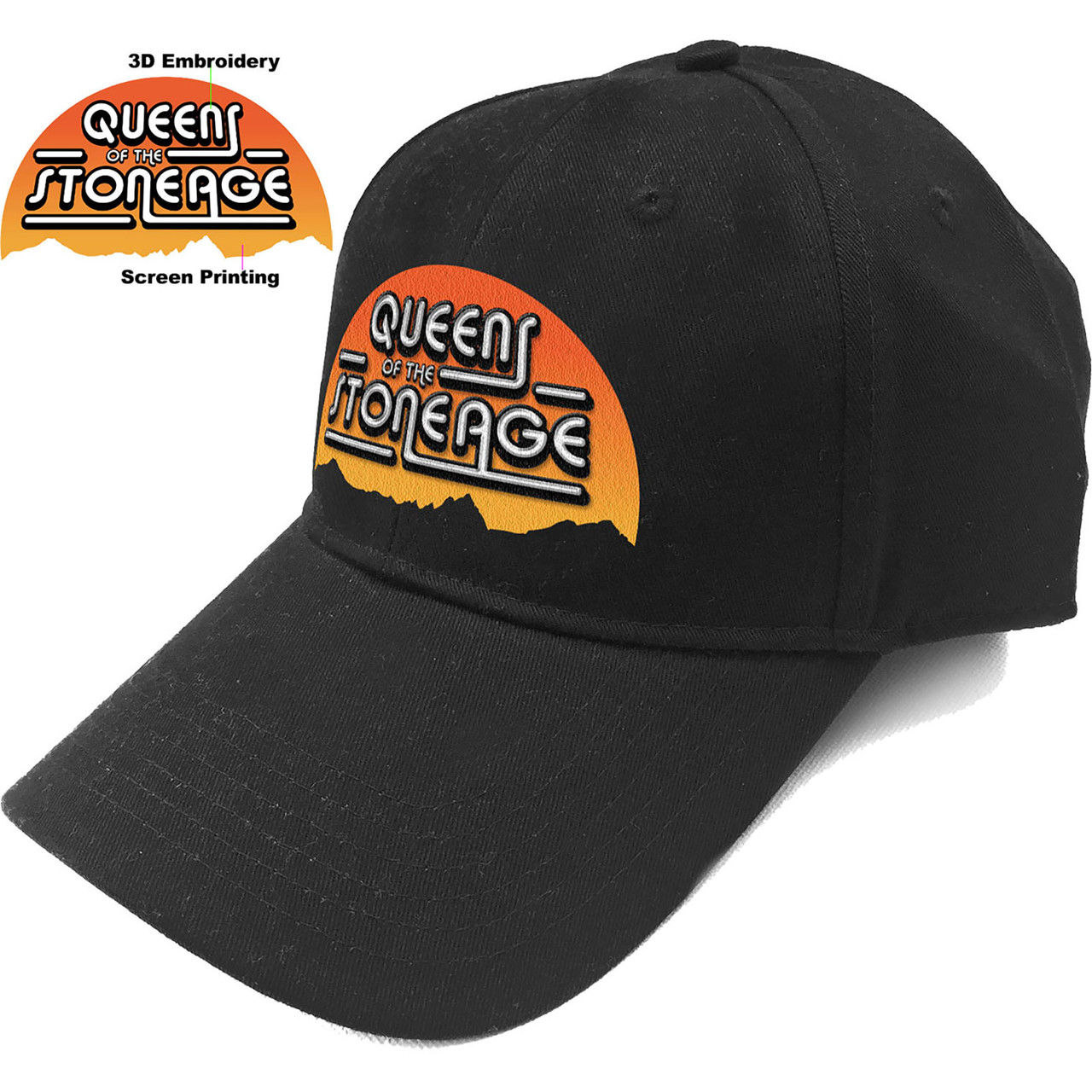 Queens Of The Stone Age Unisex Baseball Hat Cap Sunrise Logo