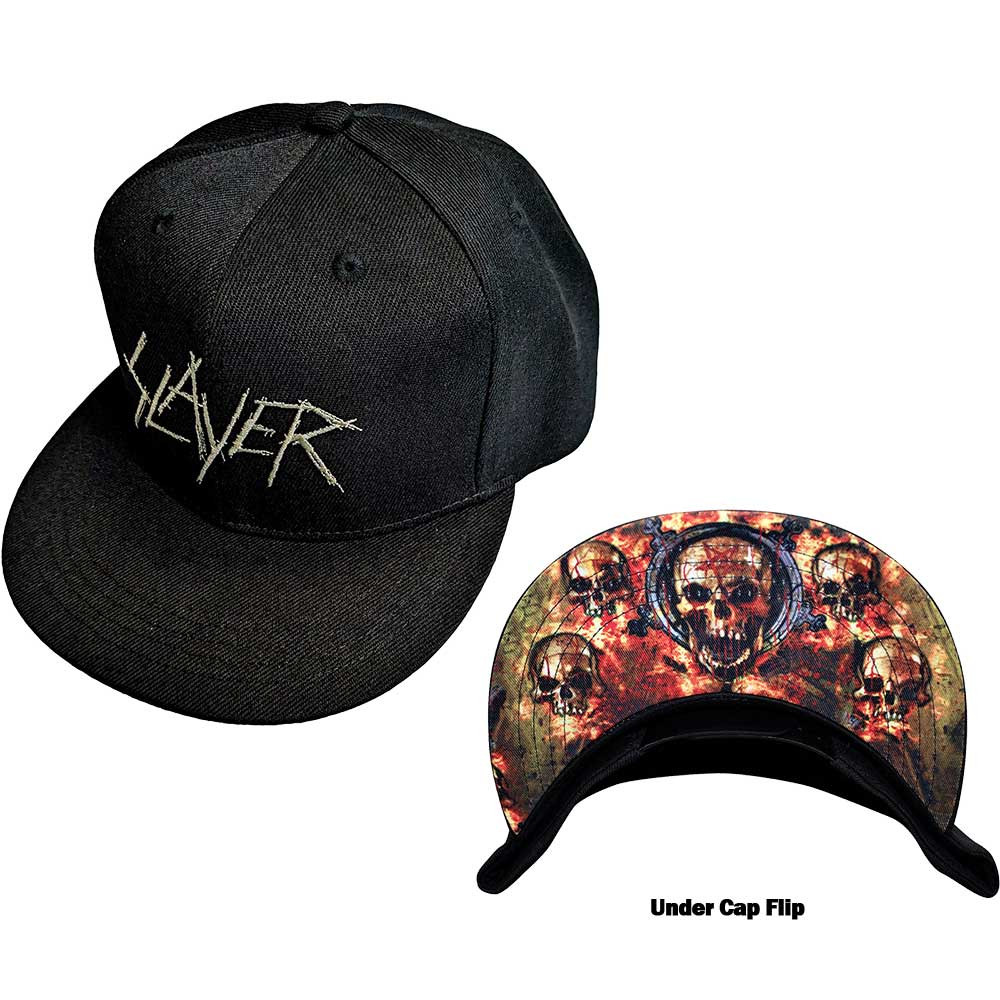 Slayer Unisex Snapback Cap Scratchy Logo