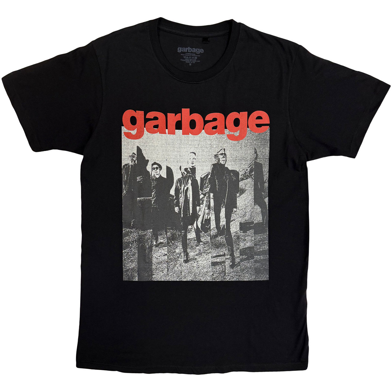 Garbage Unisex T-Shirt Photo Segments (Black)