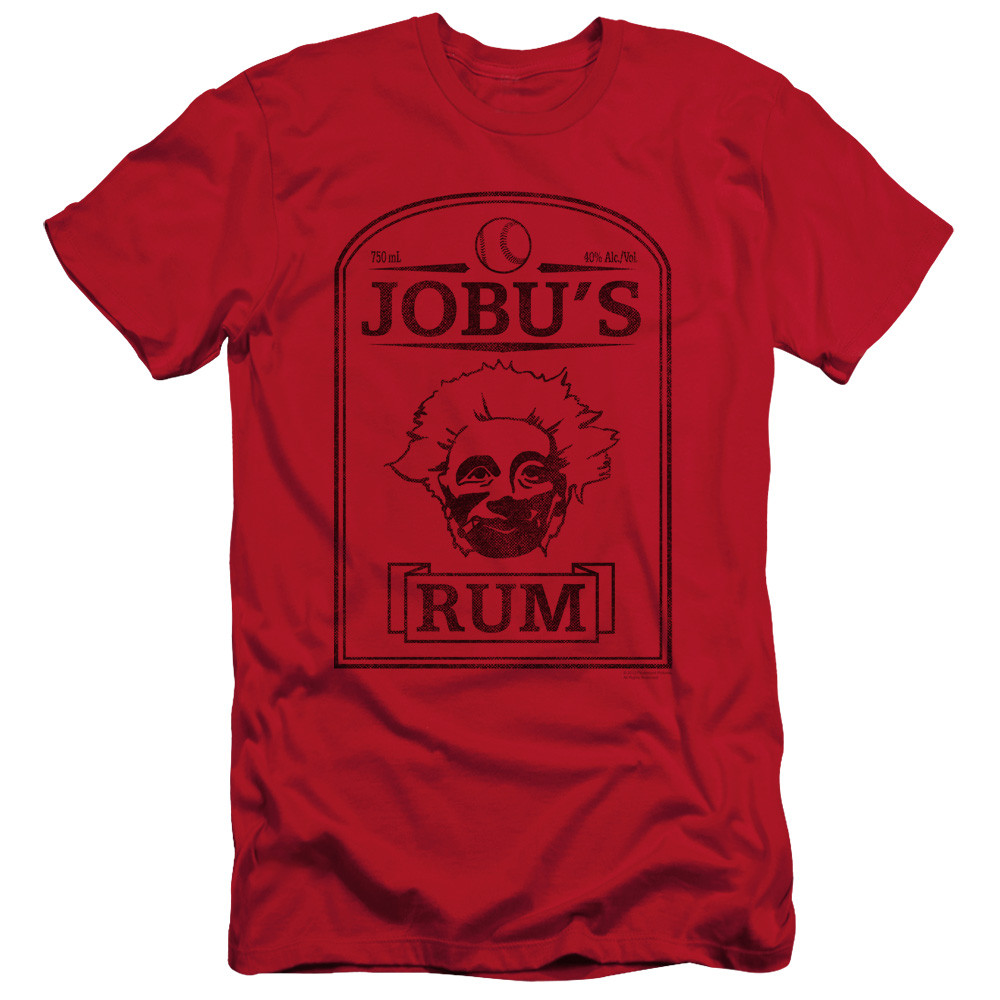 Major League Jobus Rum Adult 30/1 T-Shirt Red