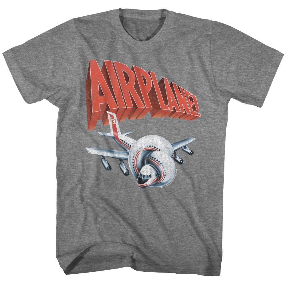 Airplane Plane and Logo Graphite Heather T-Shirt