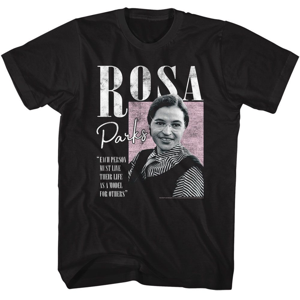 Rosa Parks Model For Others Black T-Shirt