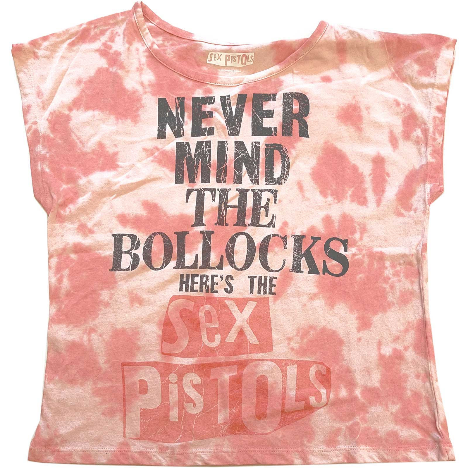 Sex Pistols Women's Crop Top Never Mind the Bollocks (Wash Collection)