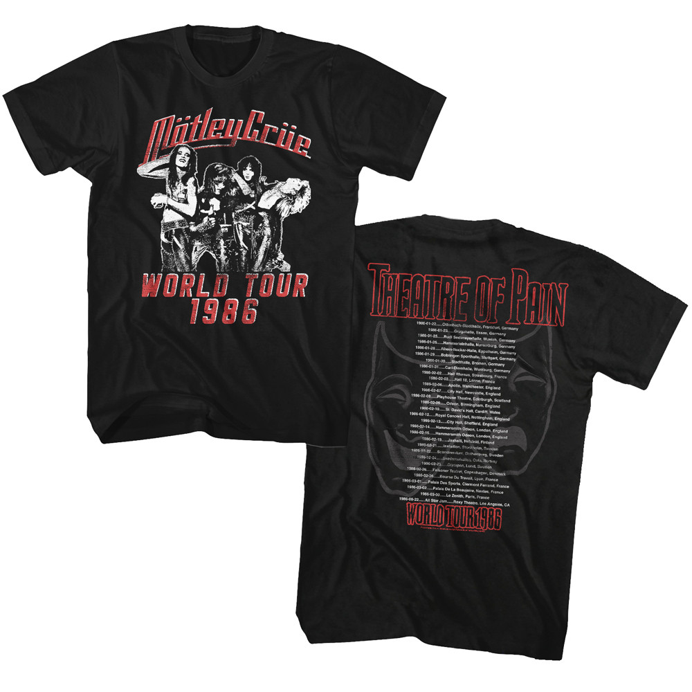 Motley Crue T-Shirts & Glam Metal Merch | OfficialBandShirts.com