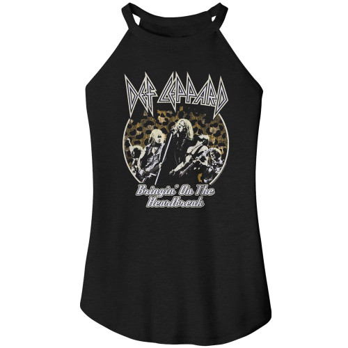 Def Leppard Bringing The Heartbreak Circle Black Women's Sleeveless ...
