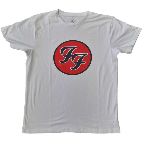 Foo Fighters Unisex T-Shirt FF Logo White