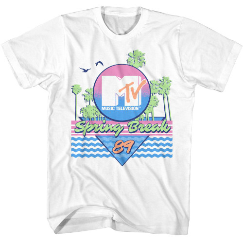 MTV Spring Break 89 White T-Shirt
