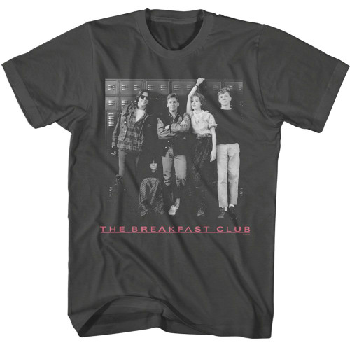 Breakfast Club BW Locker Photo Smoke Adult T-Shirt